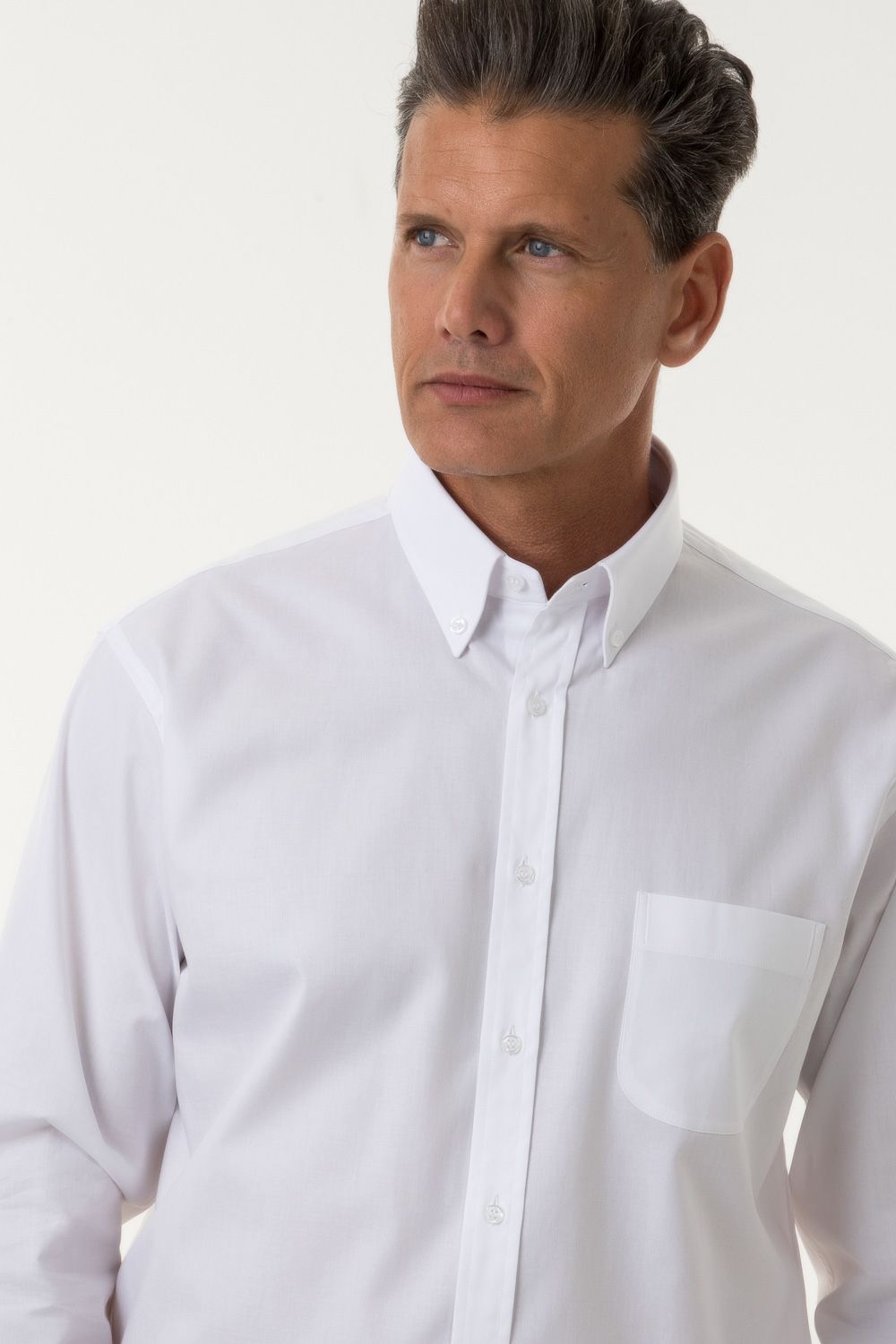 Hemd Herren Ingram Classic Einfarbig 100% Baumwolle kragen Button-Down ...